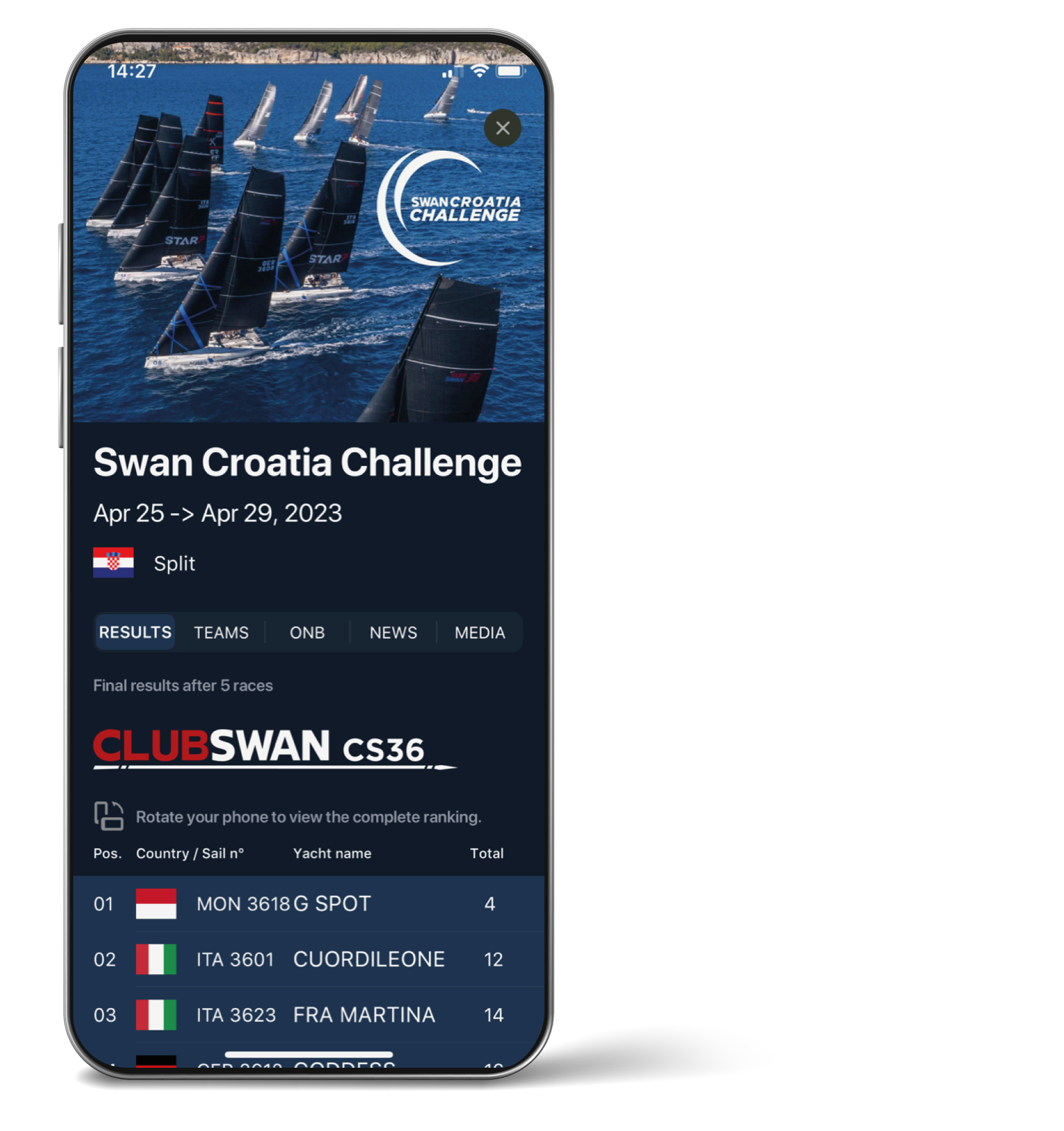 APP MOBILE - Nautor Swan